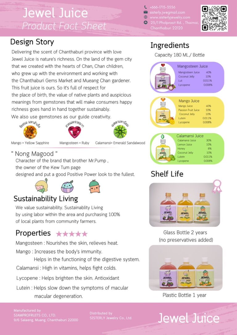 JEWEL Juice Thailand - Sisterly Jewelry